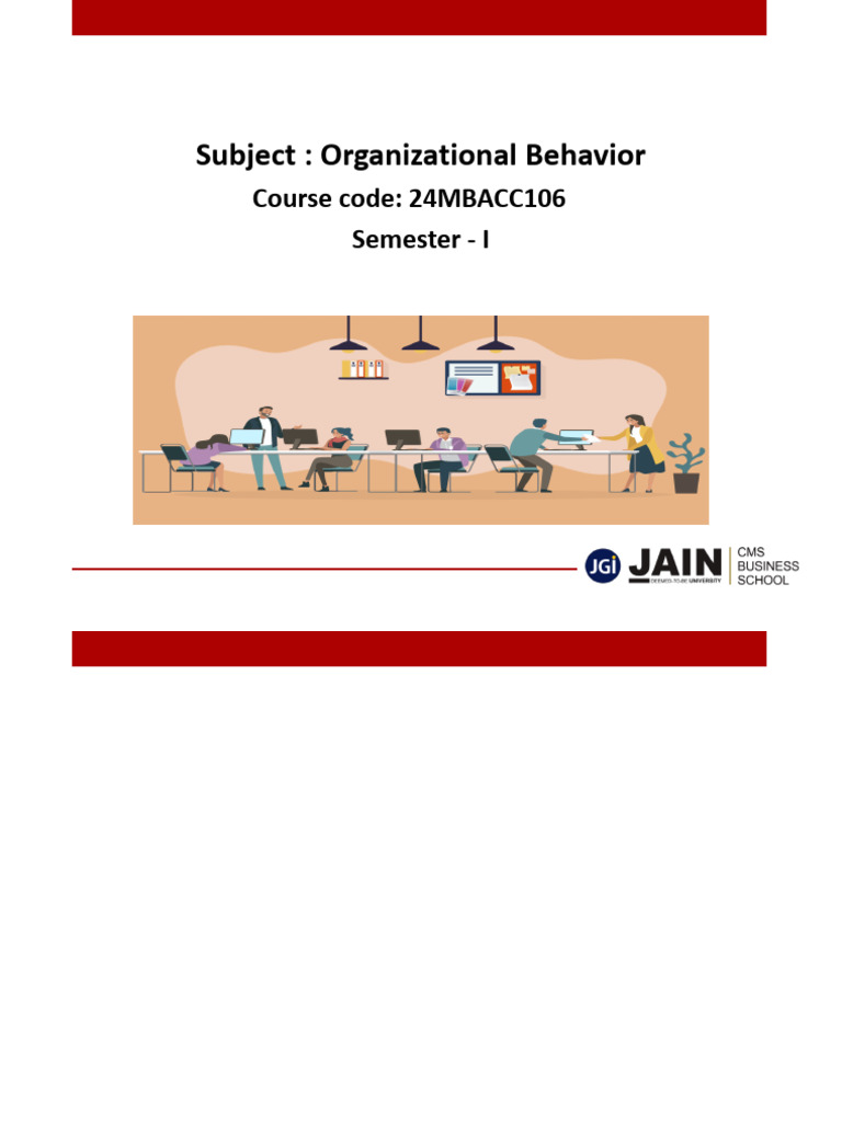 Student Ref - OB Module-3-Oct24 | PDF | Learning | Perception