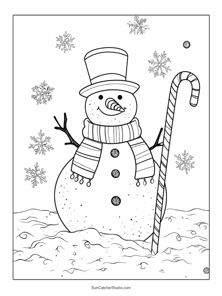Printable Christmas Coloring Pages 10 | PDF