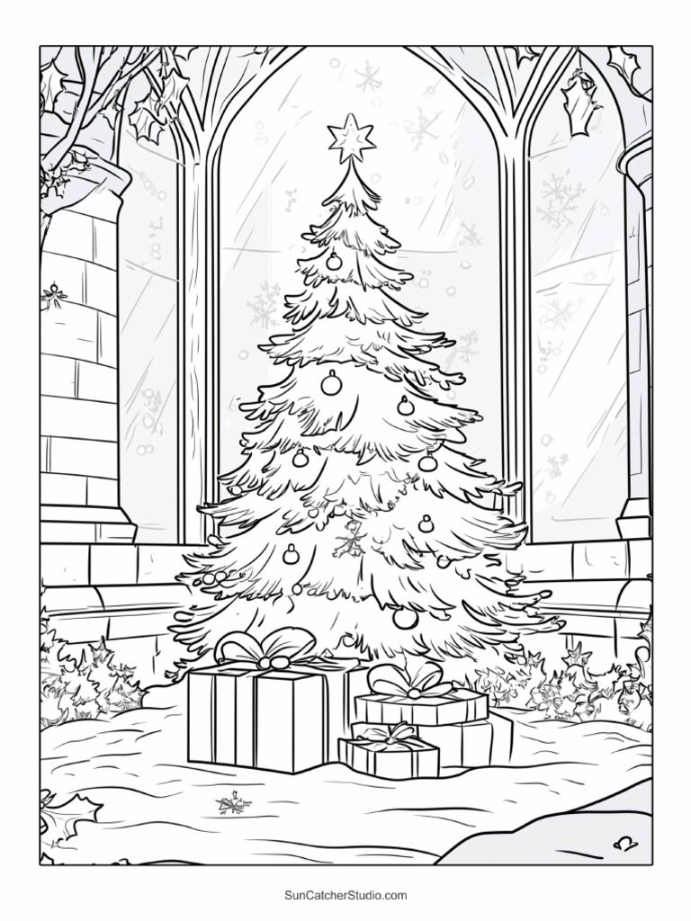 Printable Christmas Coloring Pages 6 | PDF