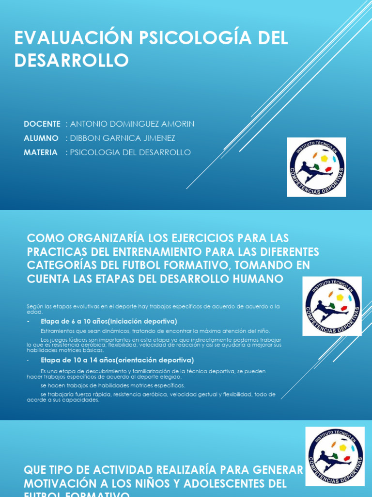 Dibbon Evaluación psicología del desarrollo | PDF