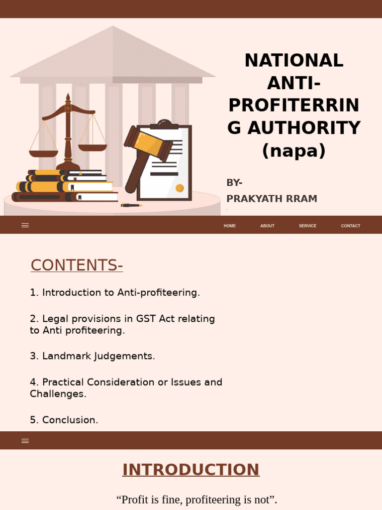 Overview of Anti-Profiteering Law in GST | PDF | Taxes | Prices