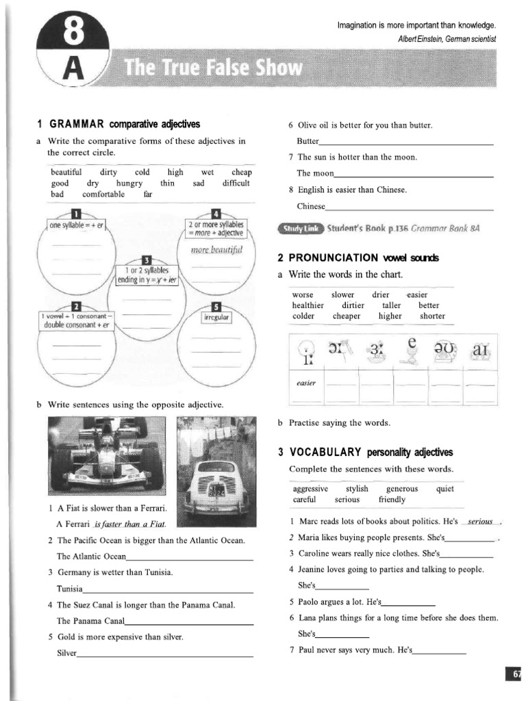 Comparatives Practice | PDF