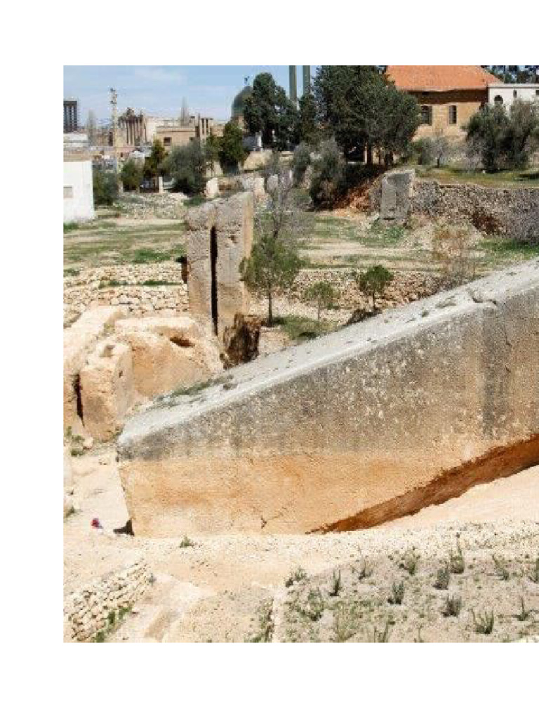 The Limestone Quarry in Baalbek Lebanon | PDF | Solomons | Israelites