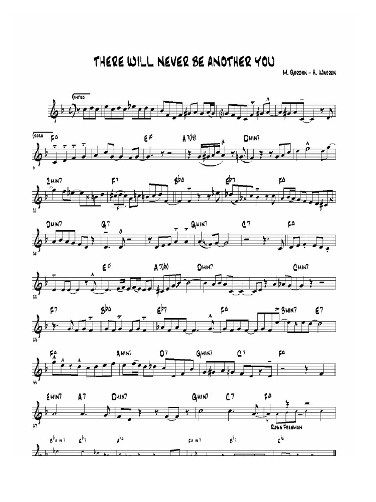 Chet Baker - There will never be another you | PDF