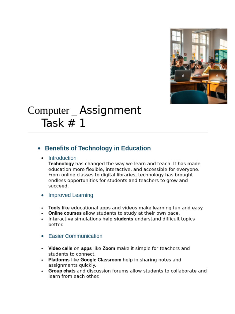 Assignment task 1 | PDF