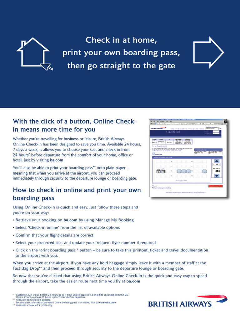 Online Check In | PDF