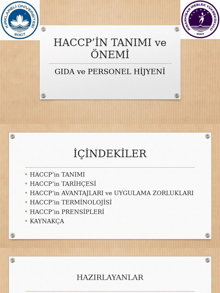haccp’in_tanimi_ve_onemi | PDF