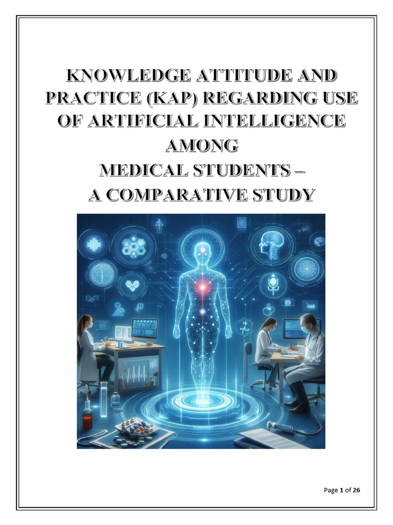 COMMED ResearchStudyOnKAP | PDF | Artificial Intelligence | Intelligence (AI) & Semantics