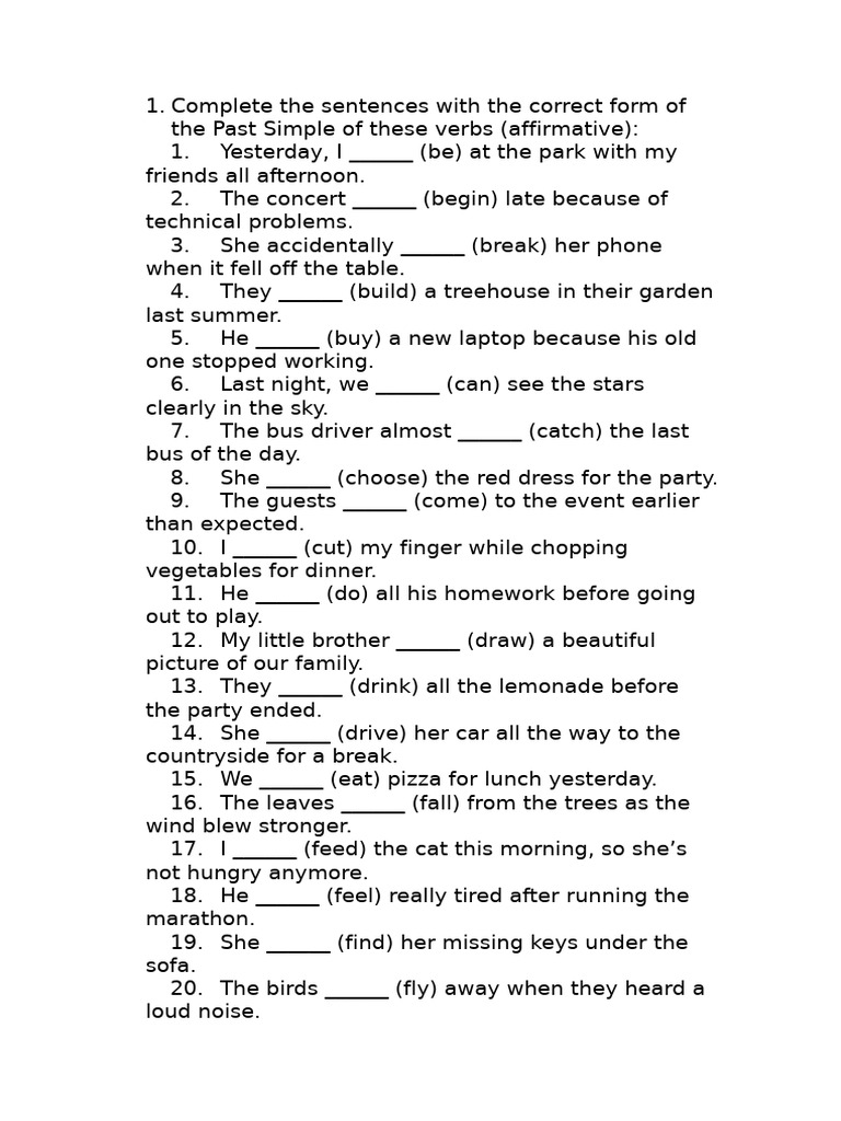 Verbos Irregulares Pdf Linguistics