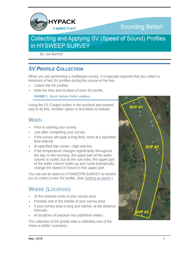 Collecting and Applying SV Profiles in HYSWEEP SURVEY | PDF | Computing