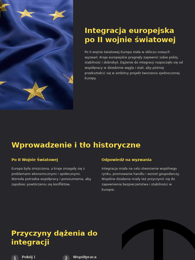 Integracja Europejska Po II Wojnie Swiatowej | PDF