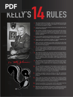 Kelly Johnson's 14 Skunk Works Rules | PDF | Specification (Technical ...