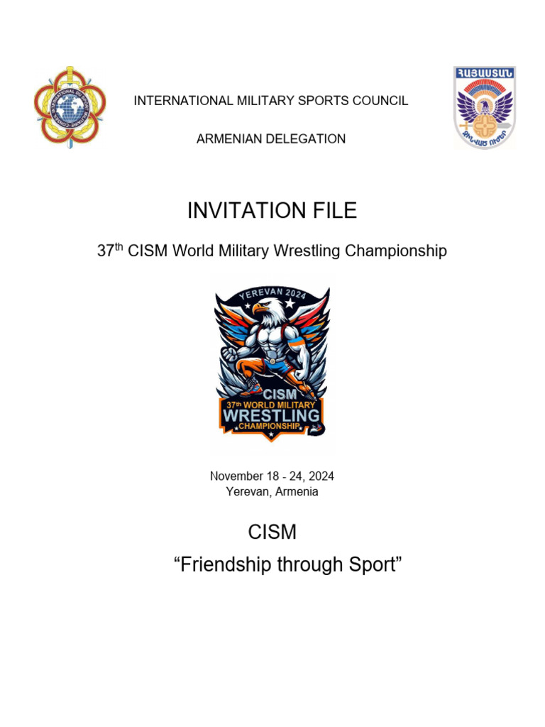 Invitacion WMC - Wrestling | PDF