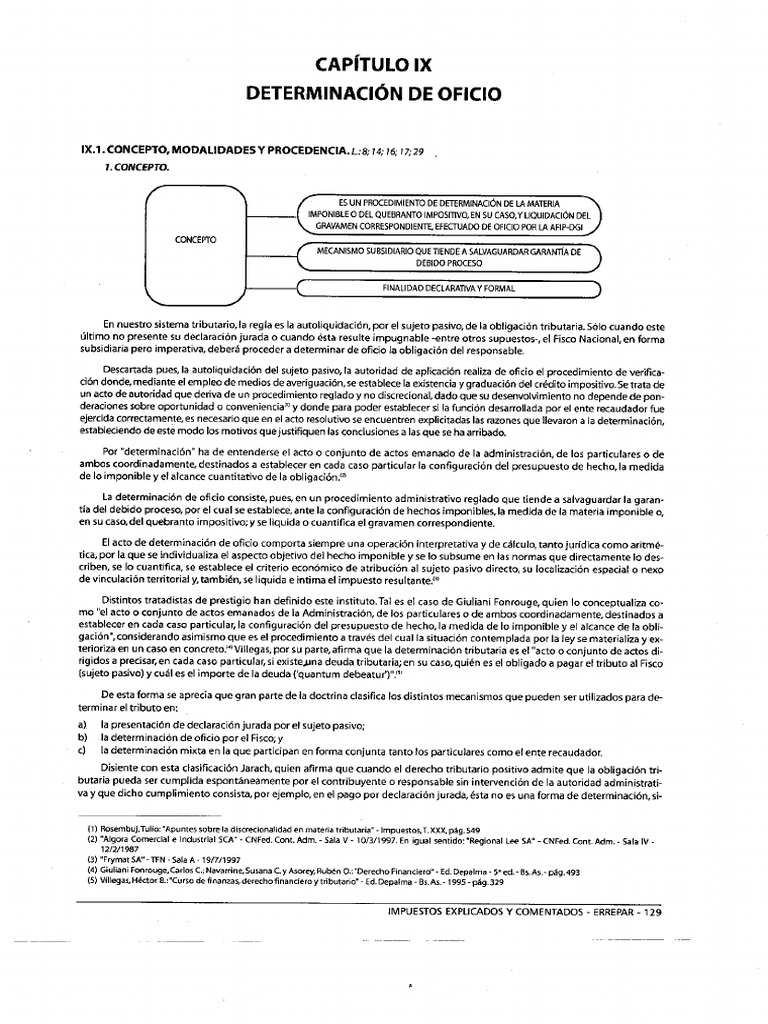 Determinacion de Oficio (1) | PDF