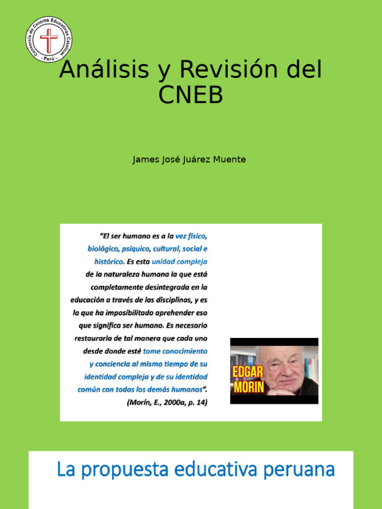 Análisis y Revisión Del CNEB | PDF | Plan de estudios | Cognición
