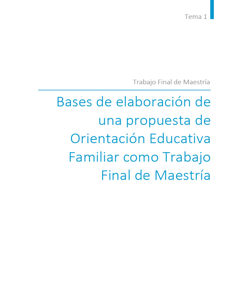Bases de Elaboración de Una Propuesta de Orientación Educativa | PDF | Conocimiento | Diseño