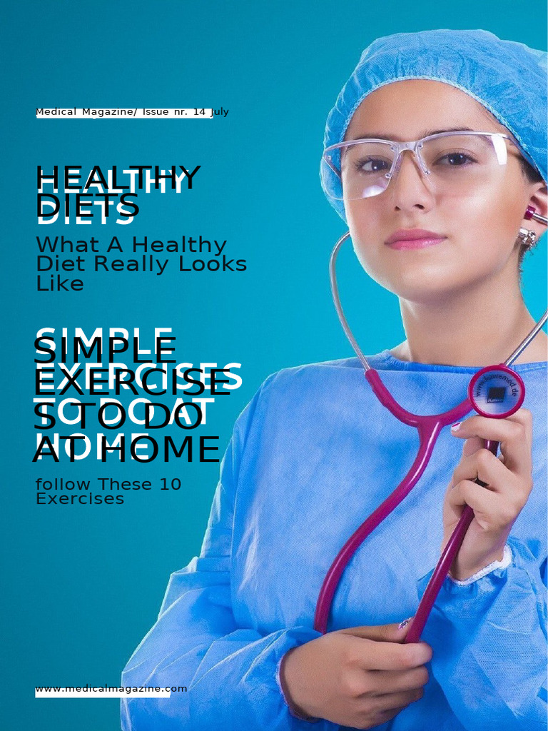 Modern Medical Magazine Template | PDF