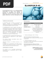Ficha Técnica de Cremophor RH 40 | PDF | Química | Sustancias químicas