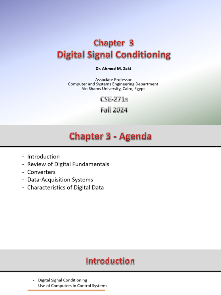 Lect8 - Chapter 3 - Components | PDF | Digital Electronics | Digital To Analog Converter