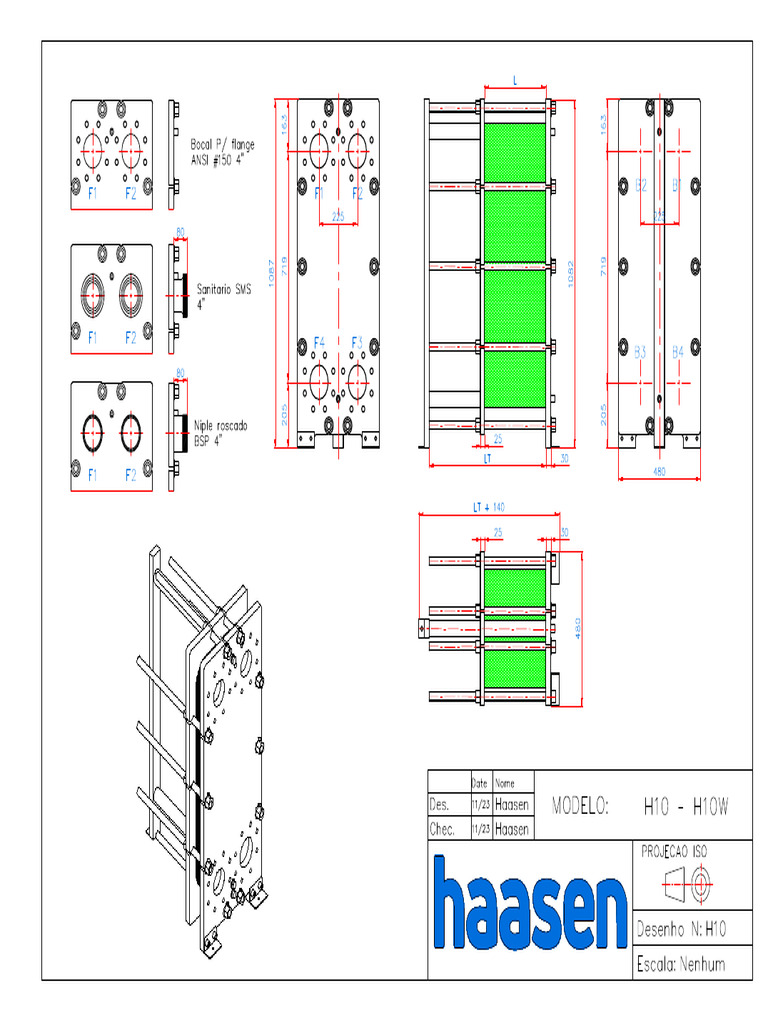 Plano H10 - H10W | PDF