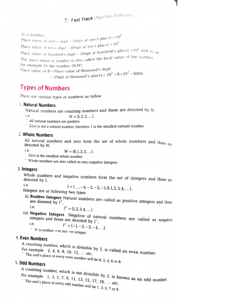 2 | PDF | Integer | Numbers