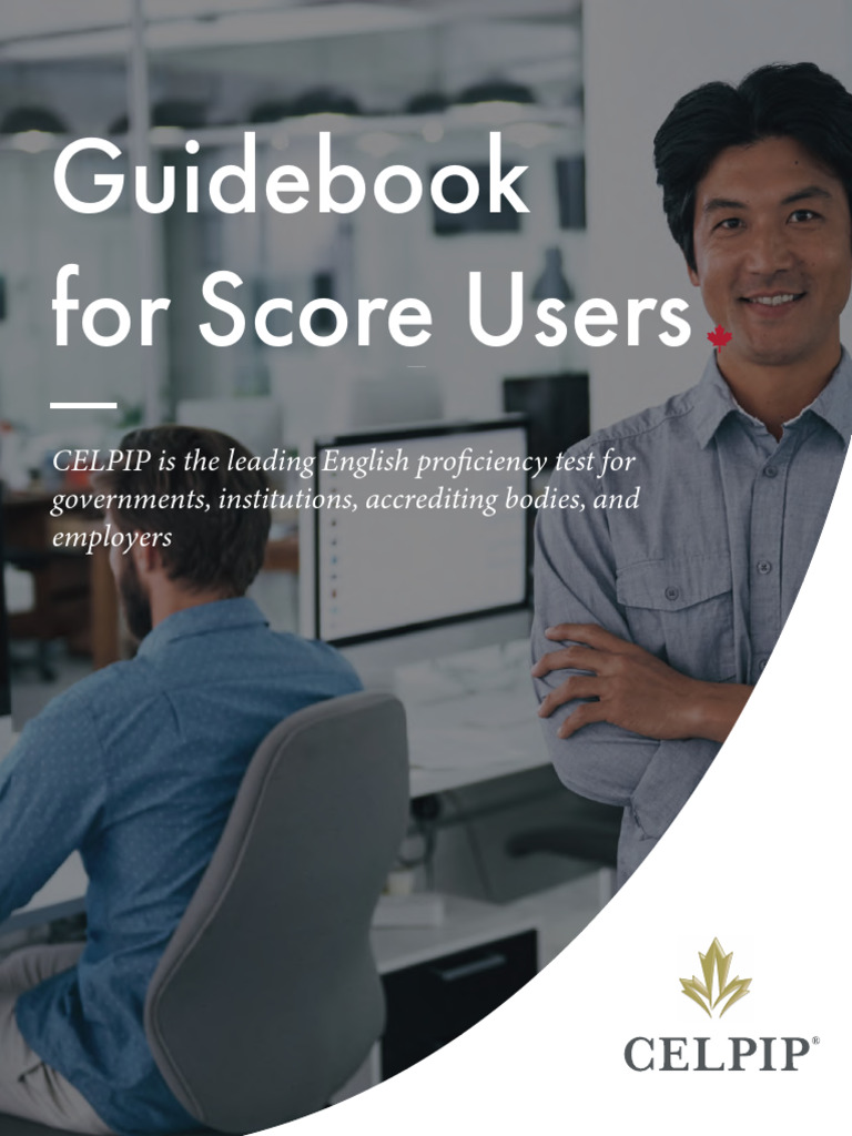 Guidebook CELPIP Score Users 2023 Min 1 | PDF | Tests