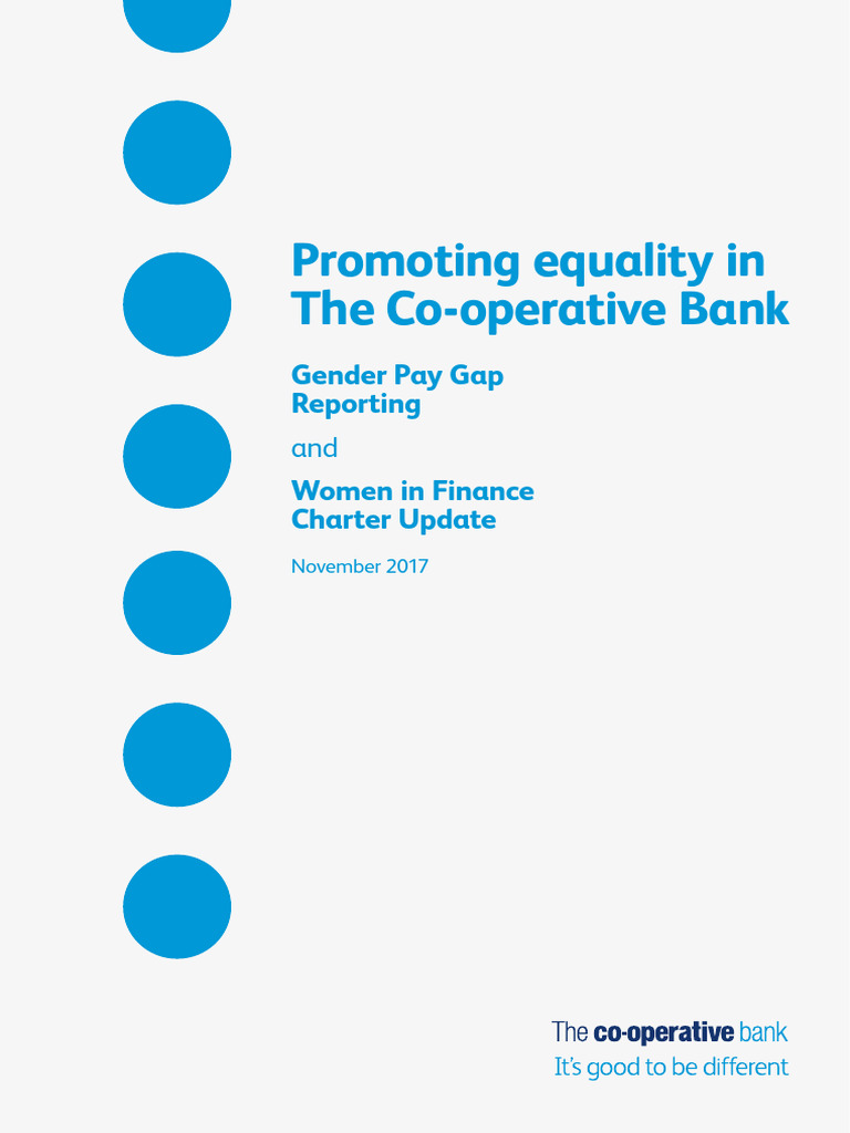 Promoting Equality in The Co Operative Bank | PDF | Gender Pay Gap | Salary