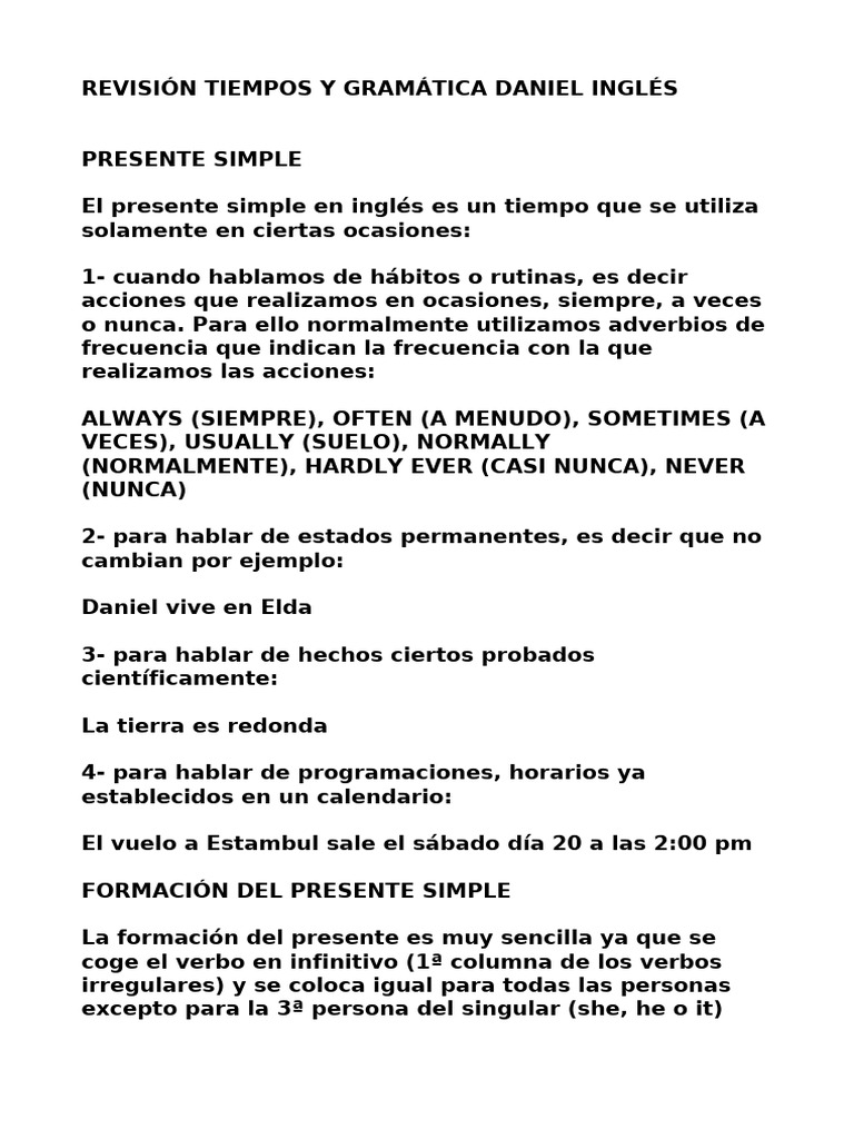 Gramatica Completa Daniel | PDF | Verbo | Morfología Lingüística