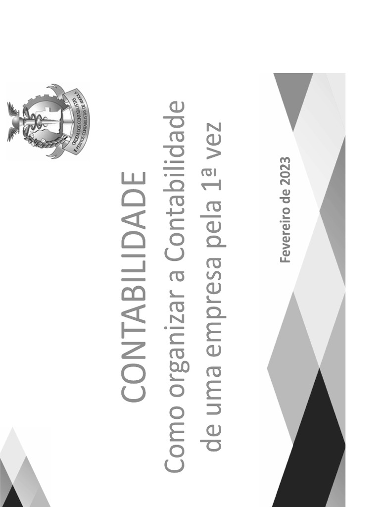 Como Organizar A Contabilidade | PDF