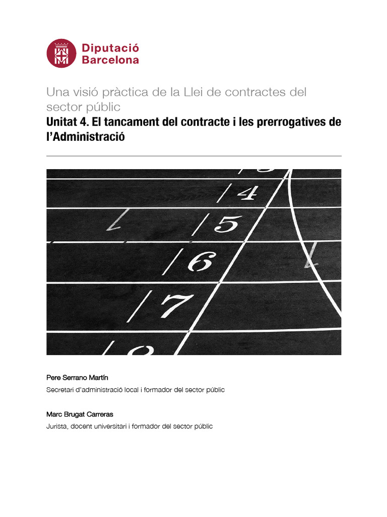 U4 El Tanc Del Contrac I Les Prerrog de Admin Imprimible | PDF