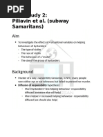 Piliavin Et Al 1969 | PDF | Cognition | Methodology