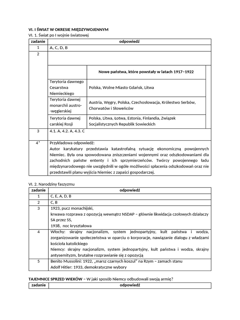 Odp Do Zeszytu CW KL 7 R VI | PDF