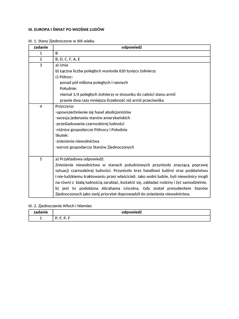 Odp Do Zeszytu CW KL 7 R III | PDF