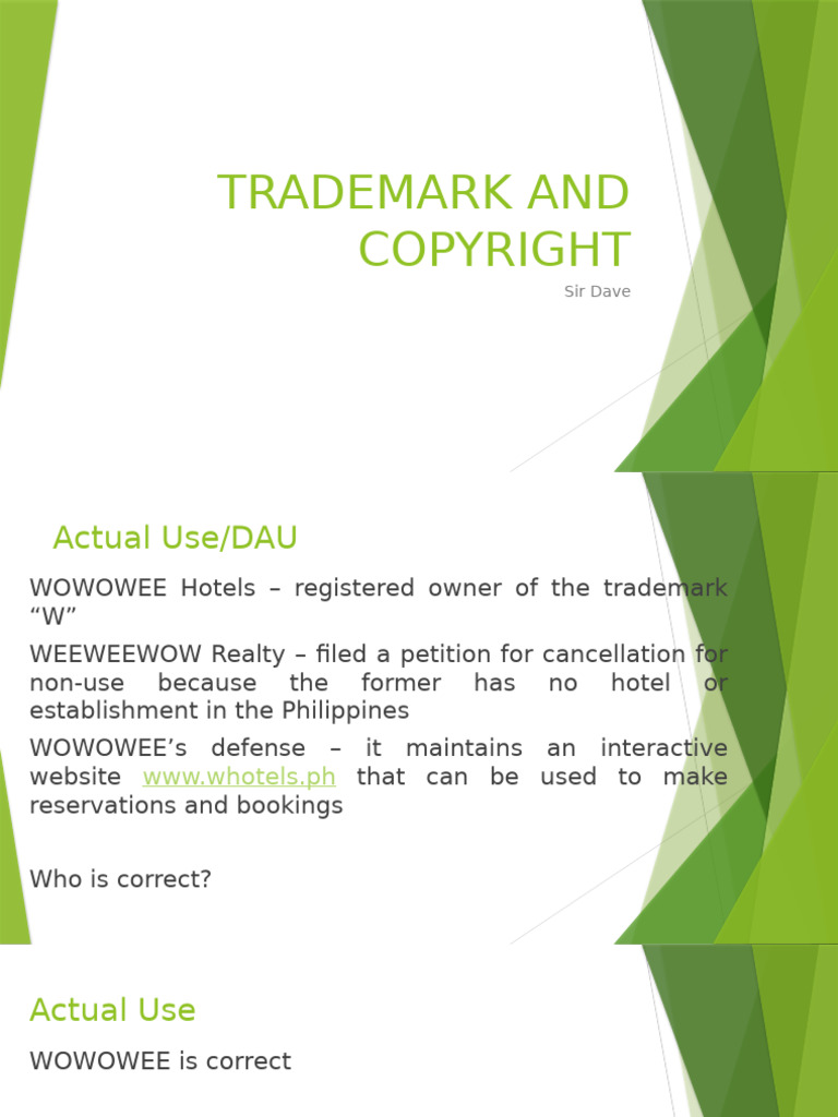 Trademark and Copyright | PDF | Copyright | Trademark