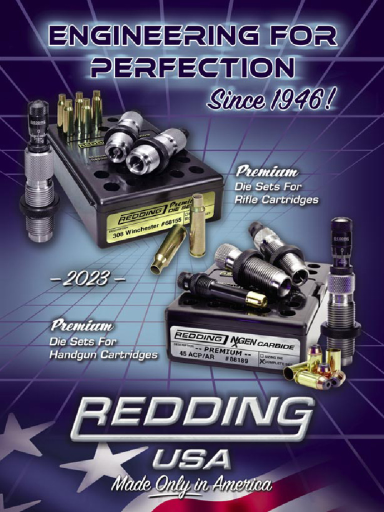 2023 Redding Catalog | PDF | Cartridge (Firearms) | Pistol And Rifle ...