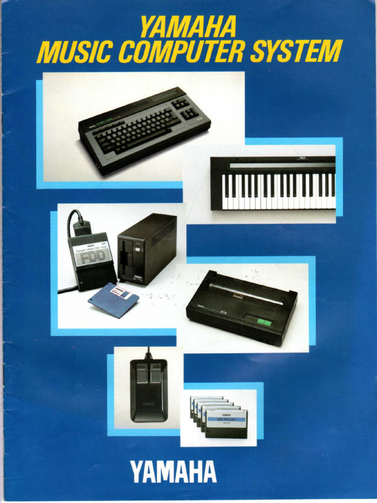 Yamaha music computer CX5M Catalog | PDF