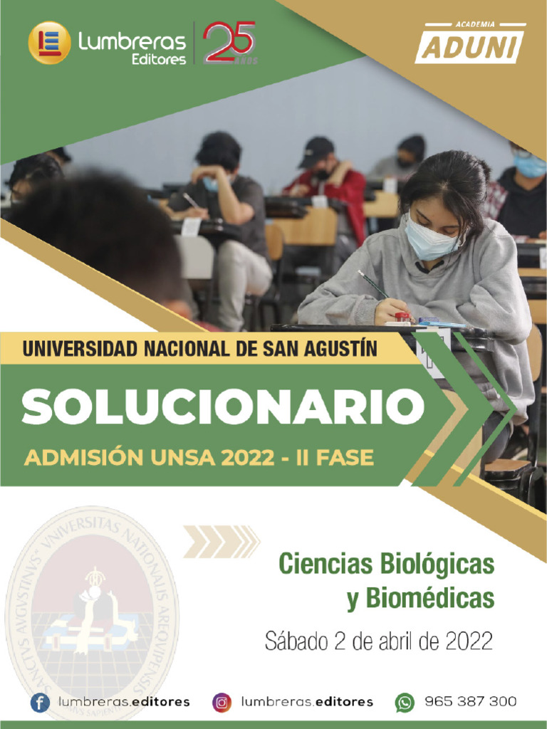 Sol Adm Unsa II Fase-2022 (Bio) | PDF | VIH | Sistema reproductivo