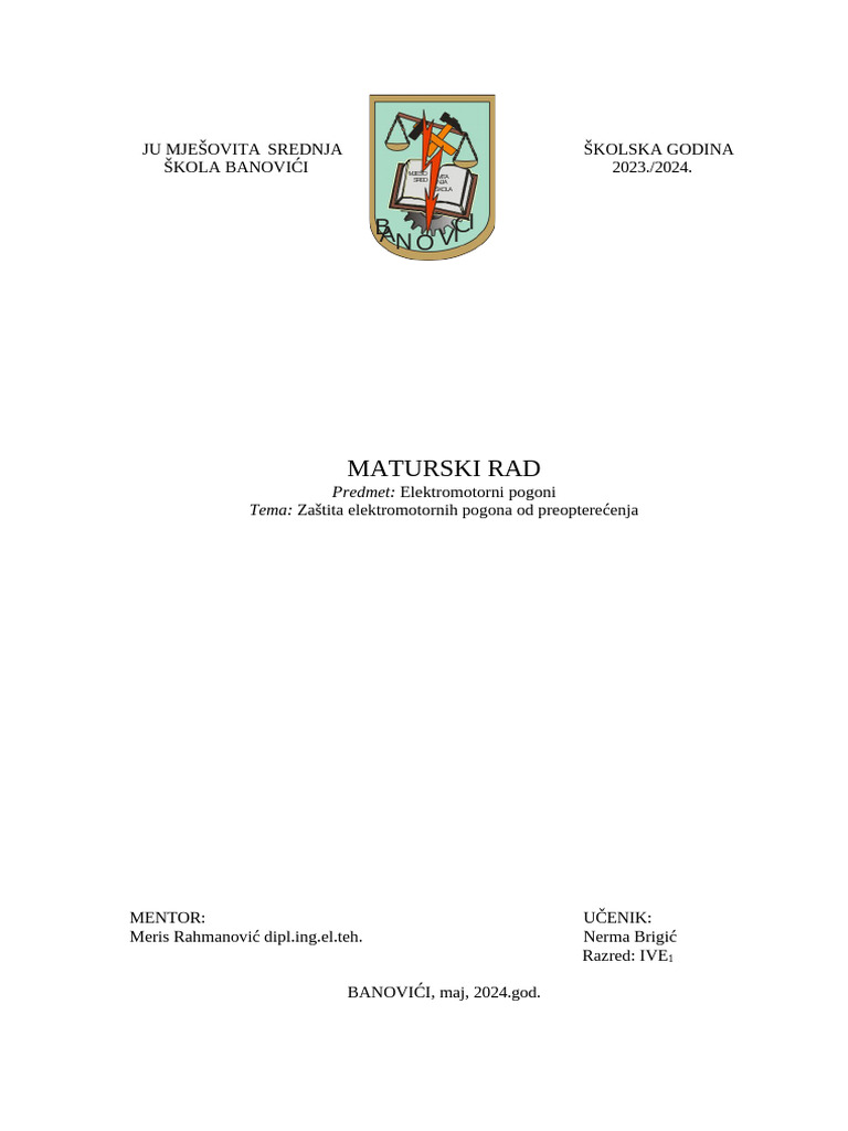 nerma maturski | PDF