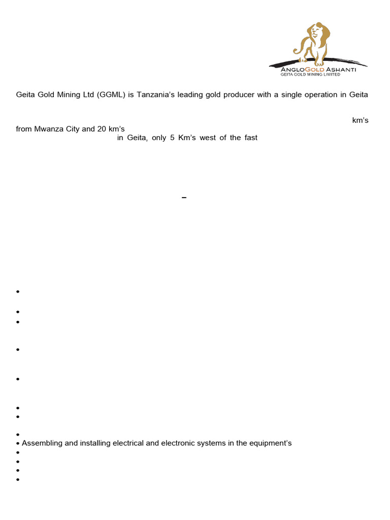 Job Advert - Tradesperson 1 High Voltage Electrical - December 2024 ...