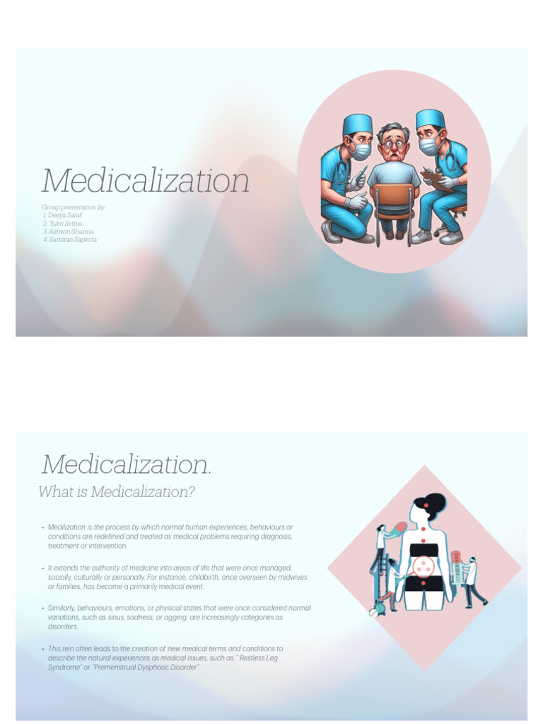 Understanding Medicalization and Its Impact | PDF | Health Care ...