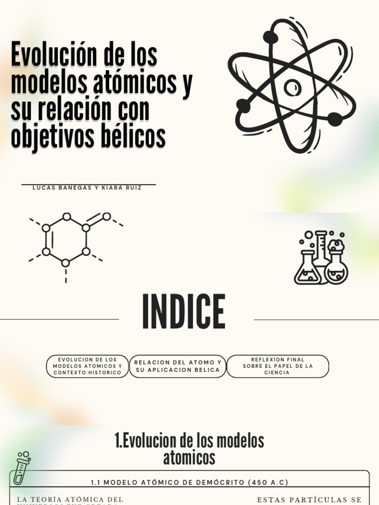 Presentacion Fyq - 20241103 - 225435 - 0000 | PDF | Átomos | Núcleo atómico