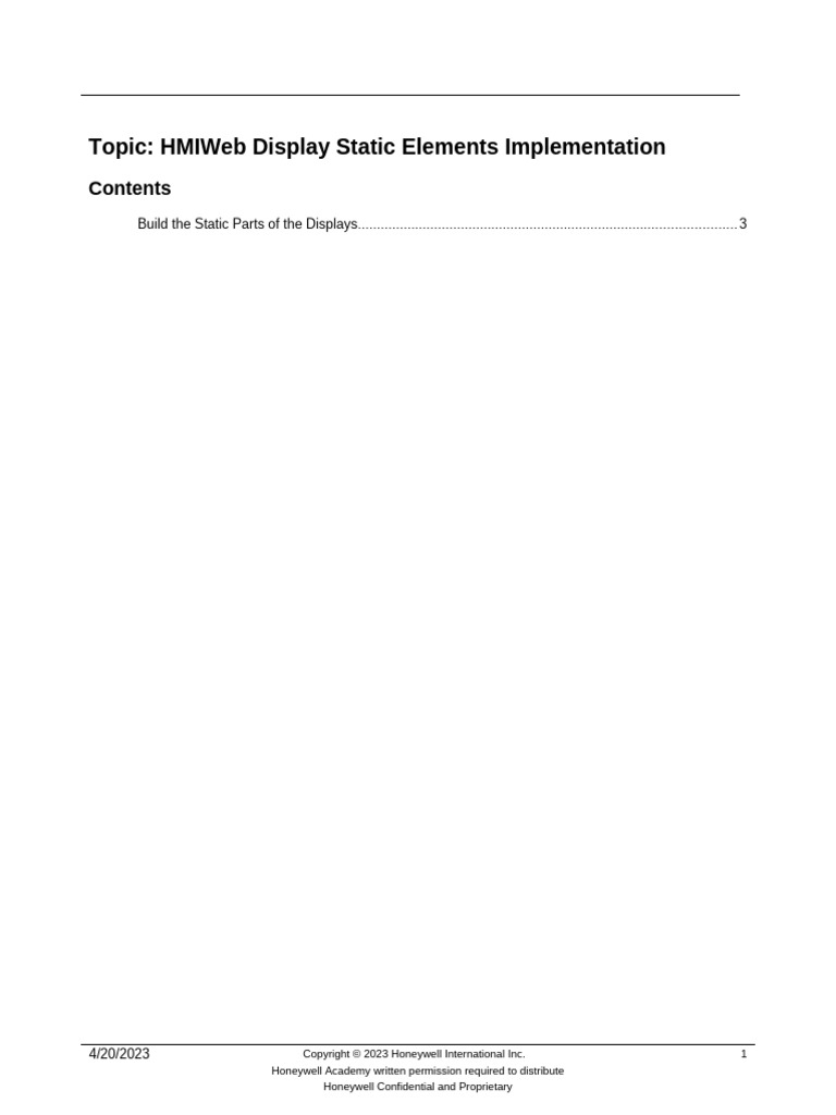 LAB HMIWeb Display Static Elements Implementation | PDF | Proprietary ...