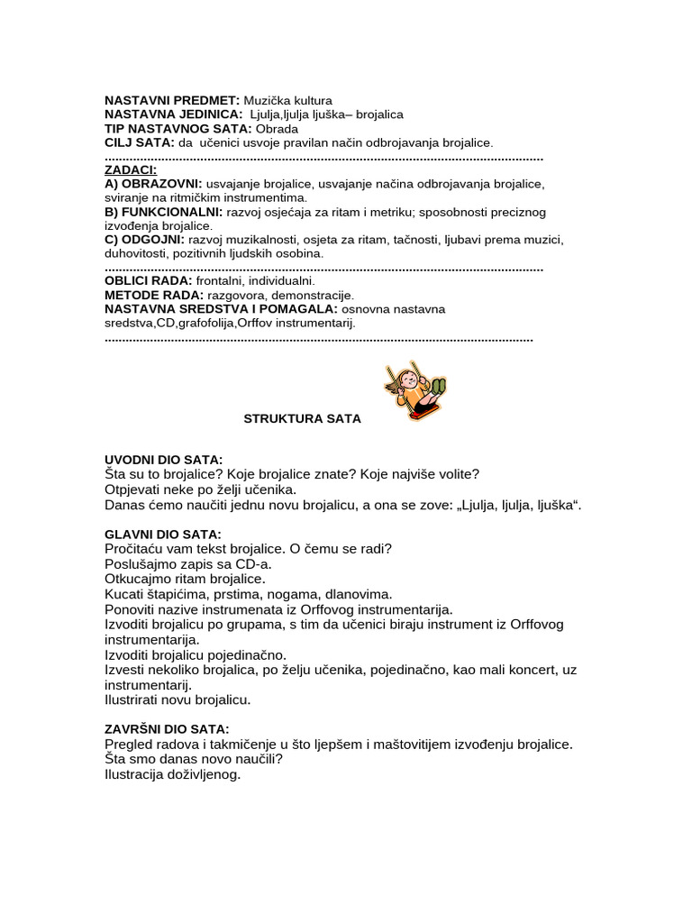 11 Ljulja, Ljulja, Ljuska | PDF