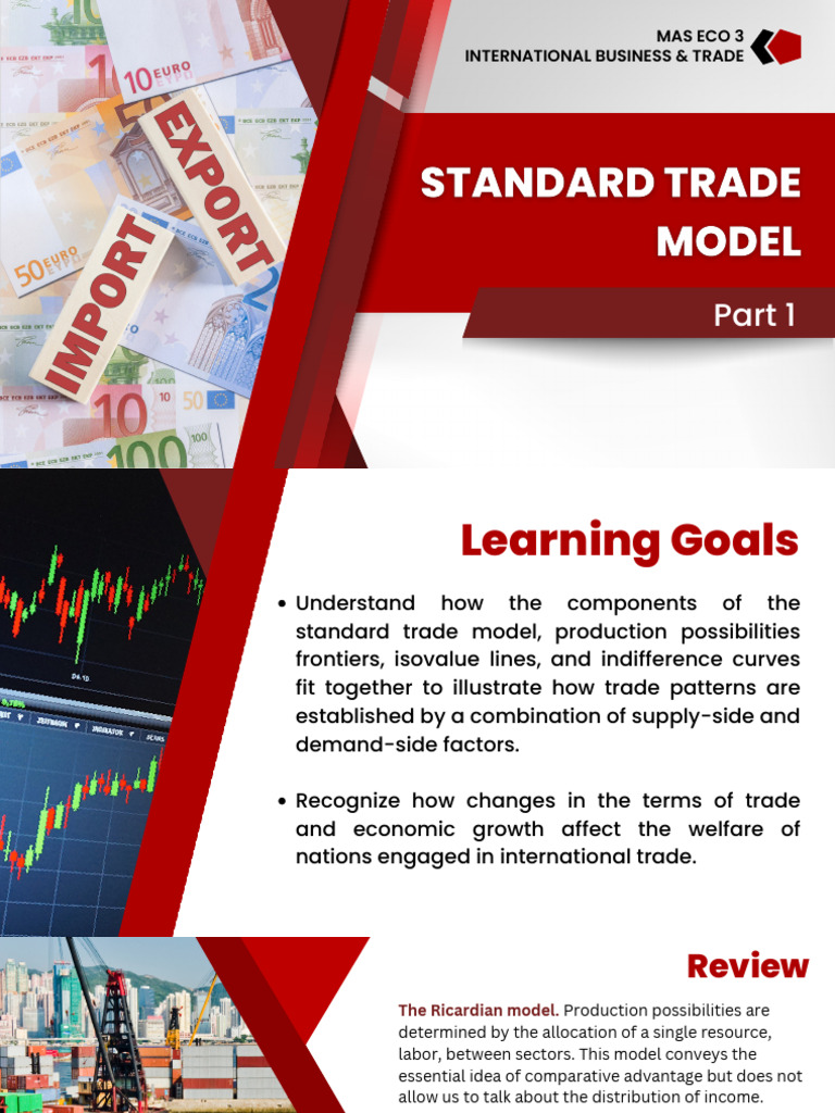 Trade Models and Economic Growth Analysis | PDF | Economic Growth | Exports