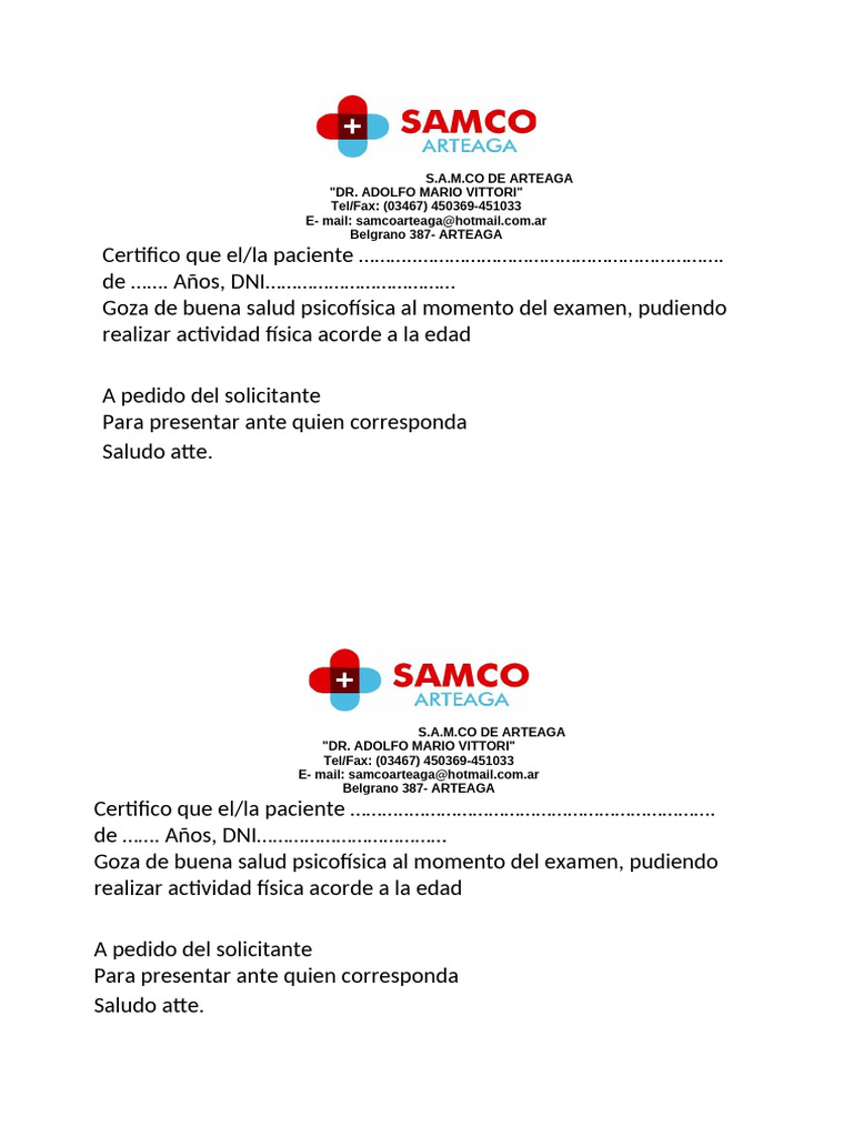 Cert Aptitud Psicof (Rita) | PDF