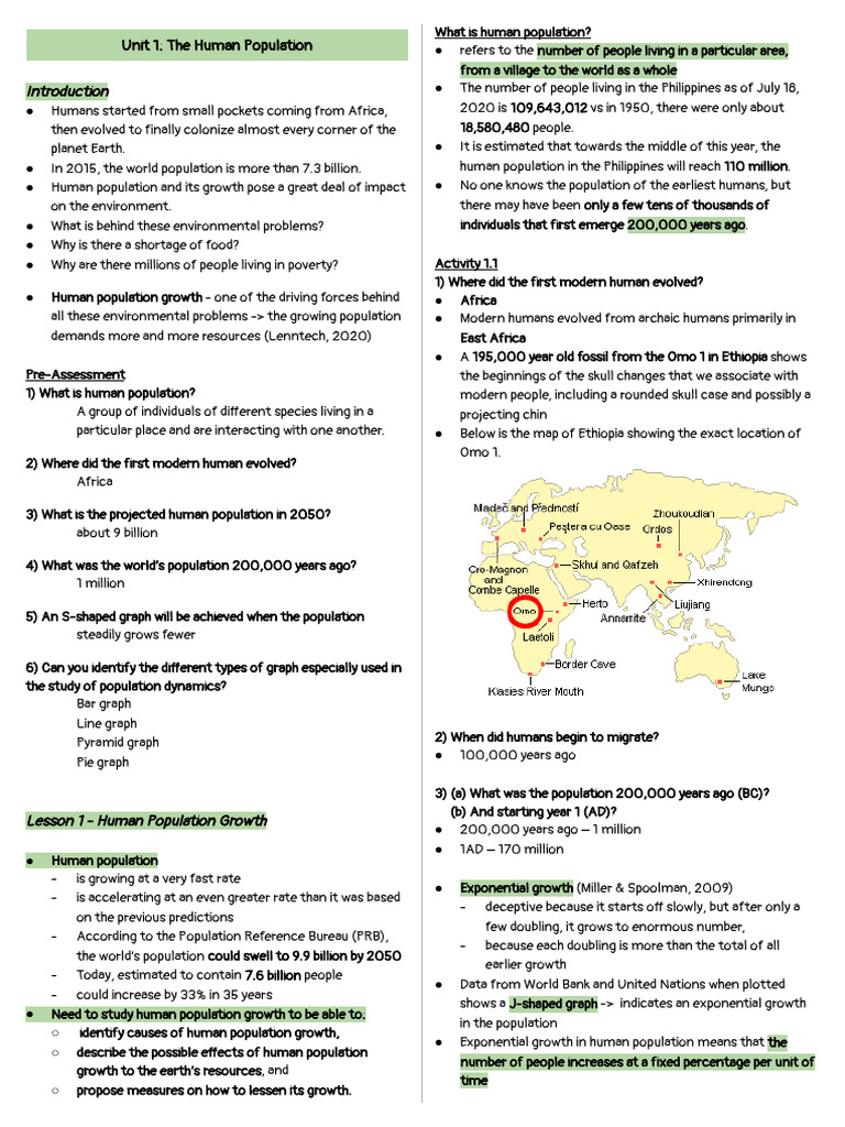 Nsci Notes | PDF | Ecosystem | Natural Environment