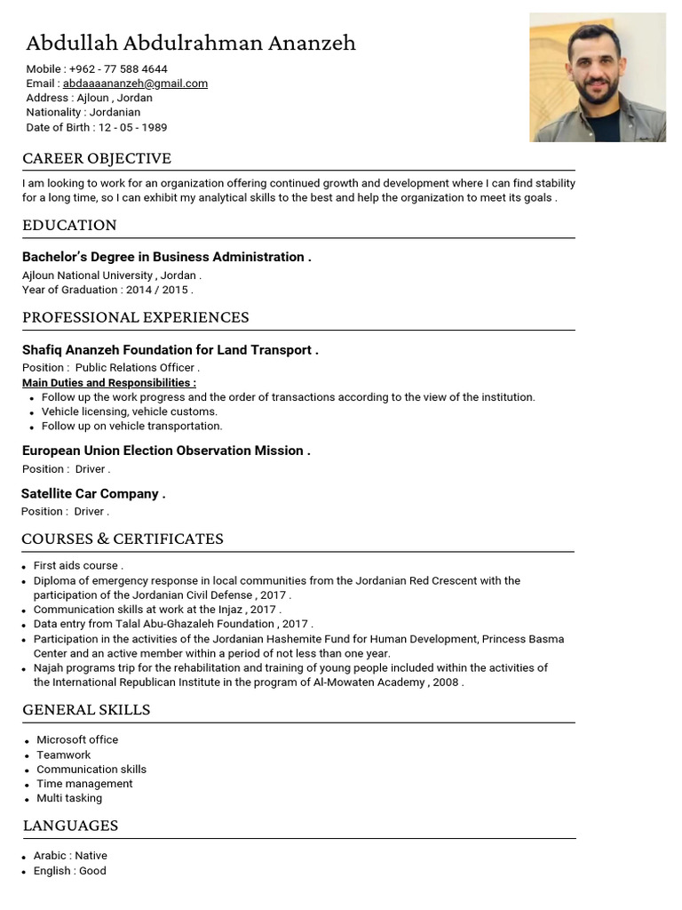 Abdullah Abdulrahman Ananzeh | PDF