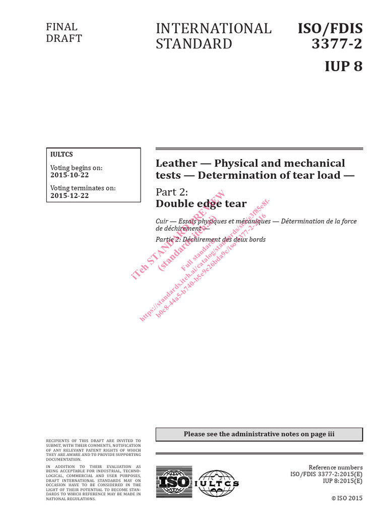 ISO-3377-2-2016 | PDF | International Organization For Standardization | International ...
