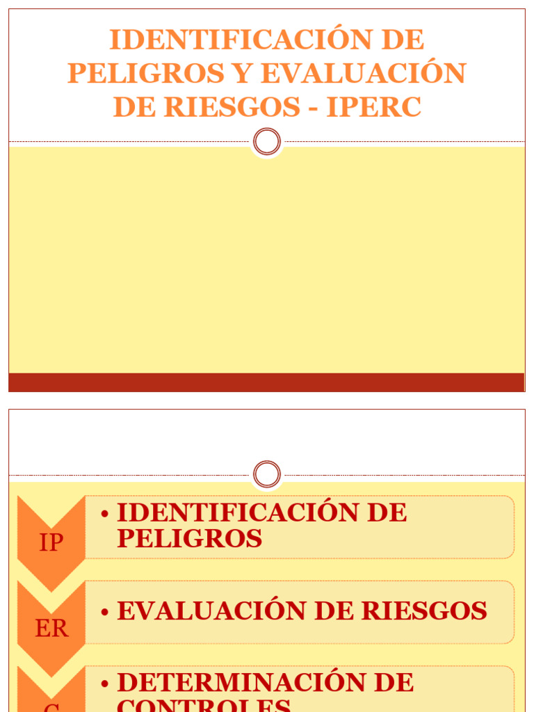 IPERC | PDF | Riesgo | Quemar