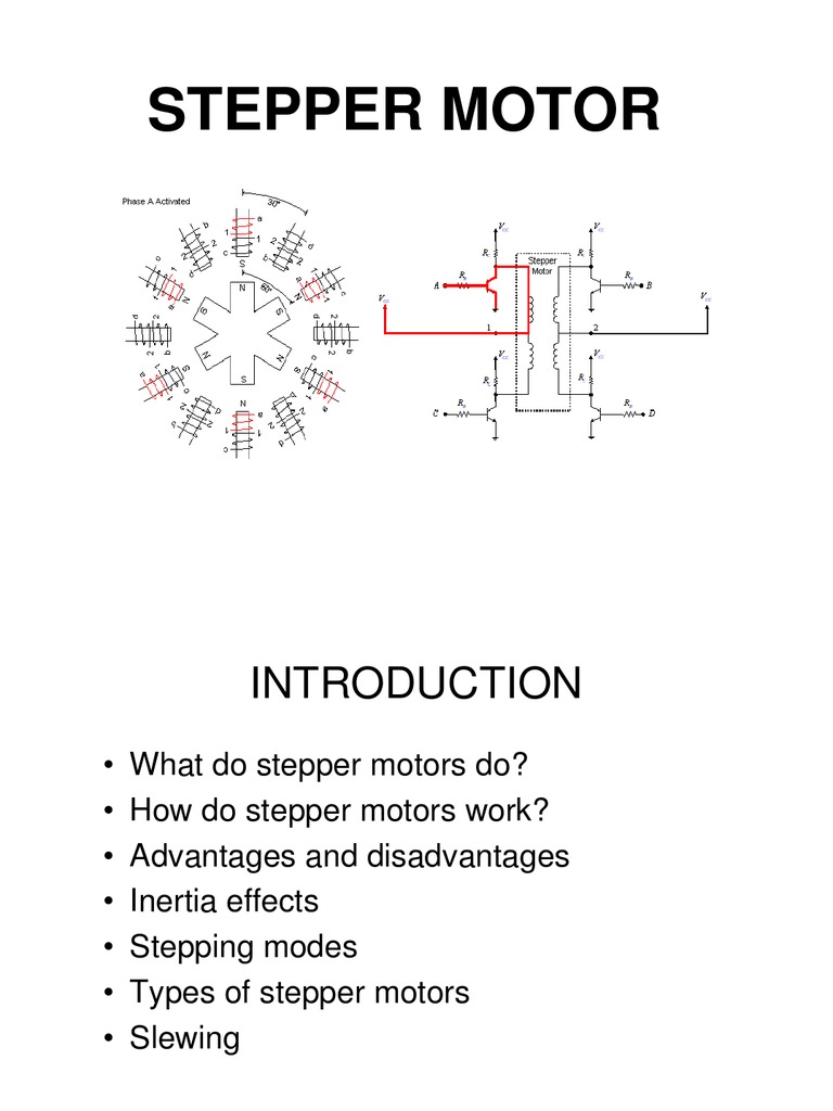 Overview of Stepper Motor Types | PDF | Machines | Components